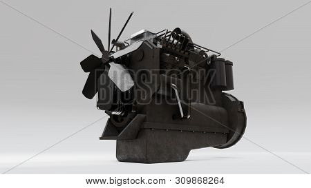 Big Diesel Engine Image & Photo (Free Trial) | Bigstock
