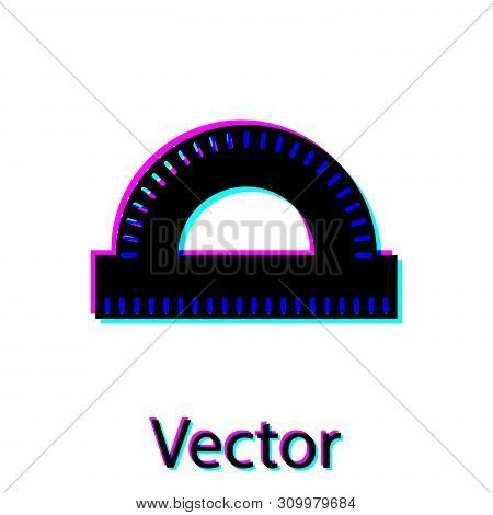 Black Protractor Grid Vector & Photo (Free Trial) | Bigstock