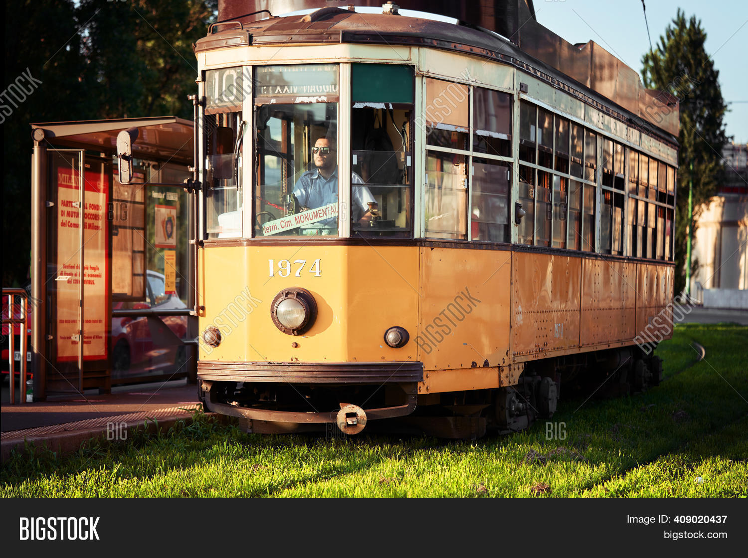 Yellow Tram Retro Image & Photo (Free Trial) | Bigstock