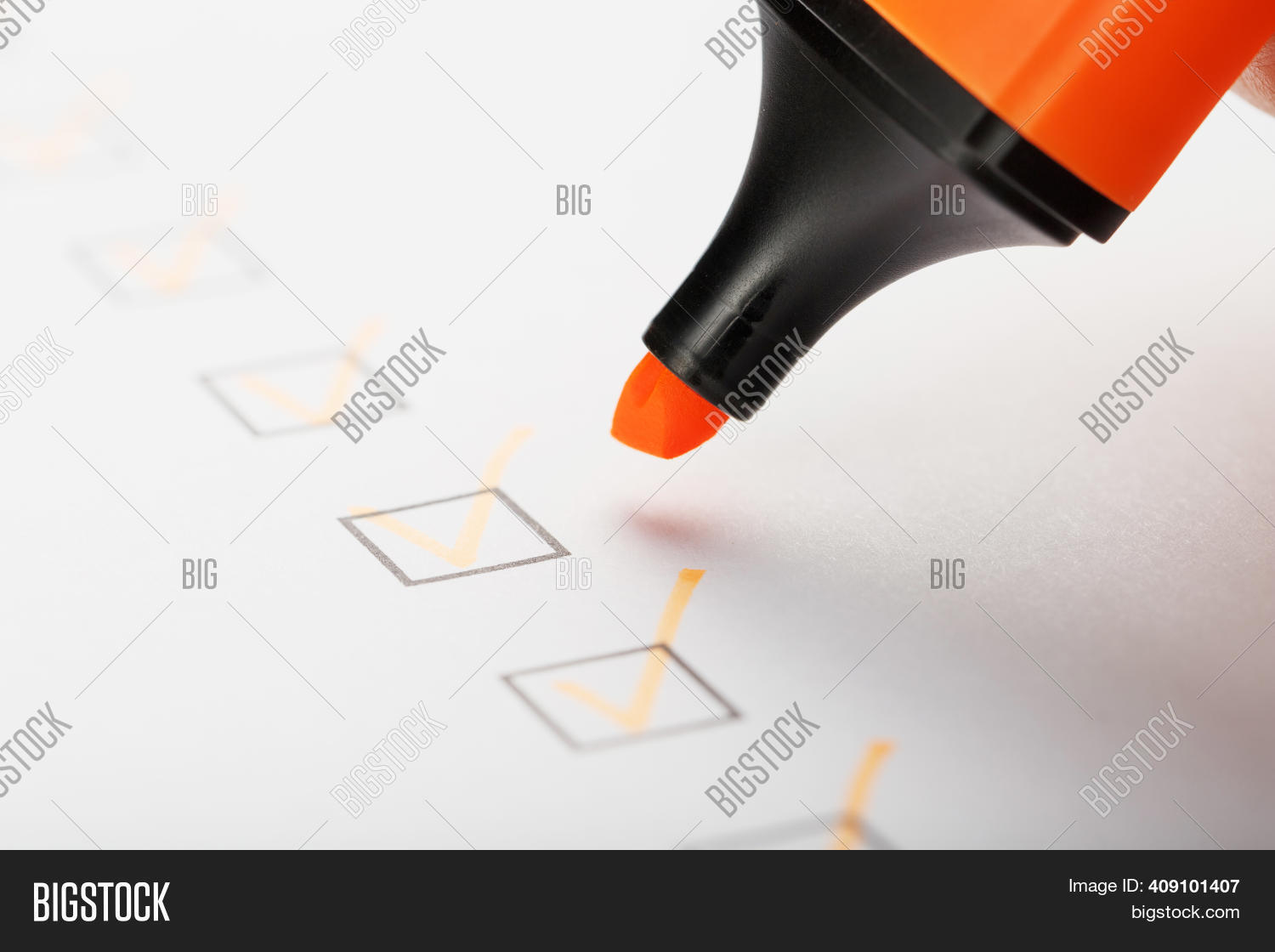 Orange Marker Markers Image & Photo (Free Trial) | Bigstock