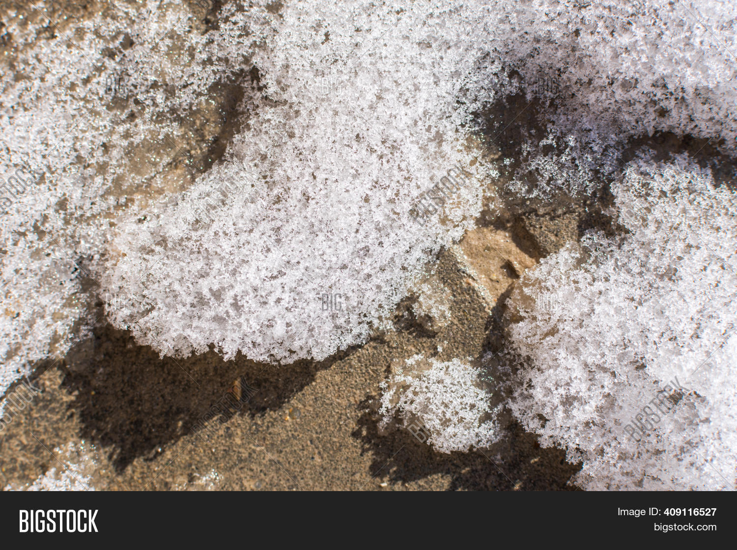 Texture Melting Snow Image & Photo (Free Trial) | Bigstock