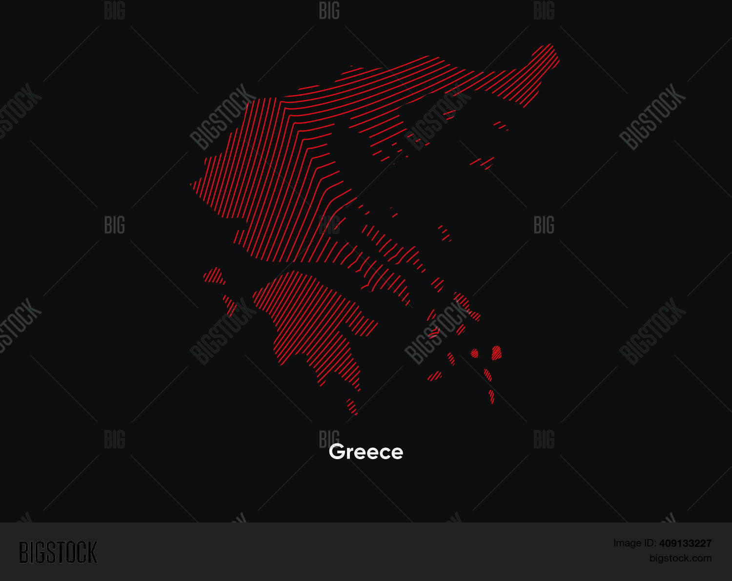 Dynamic Line Wave Map Vector & Photo (Free Trial) | Bigstock