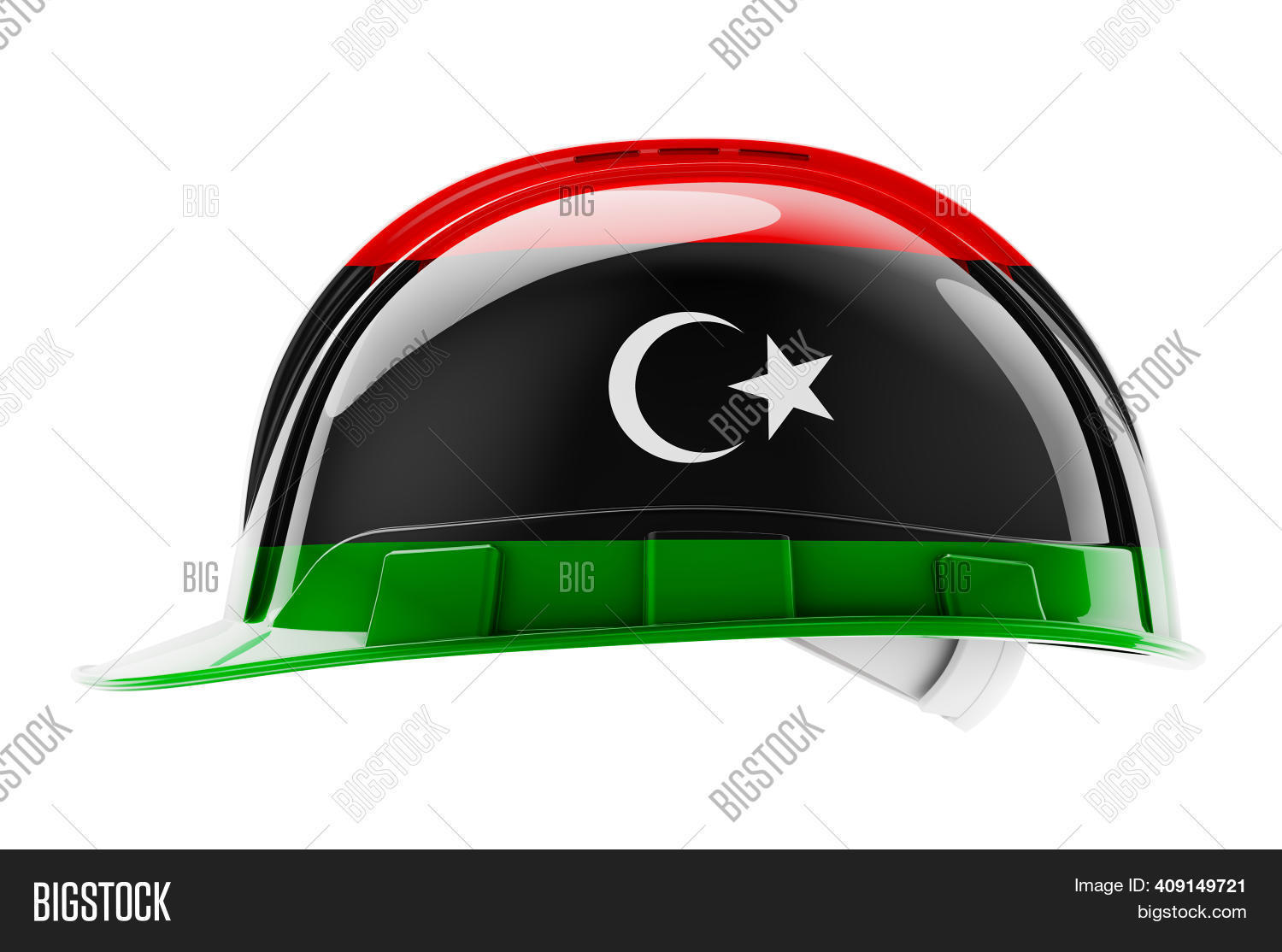 Hard Hat Libyan Flag, Image & Photo (Free Trial) | Bigstock
