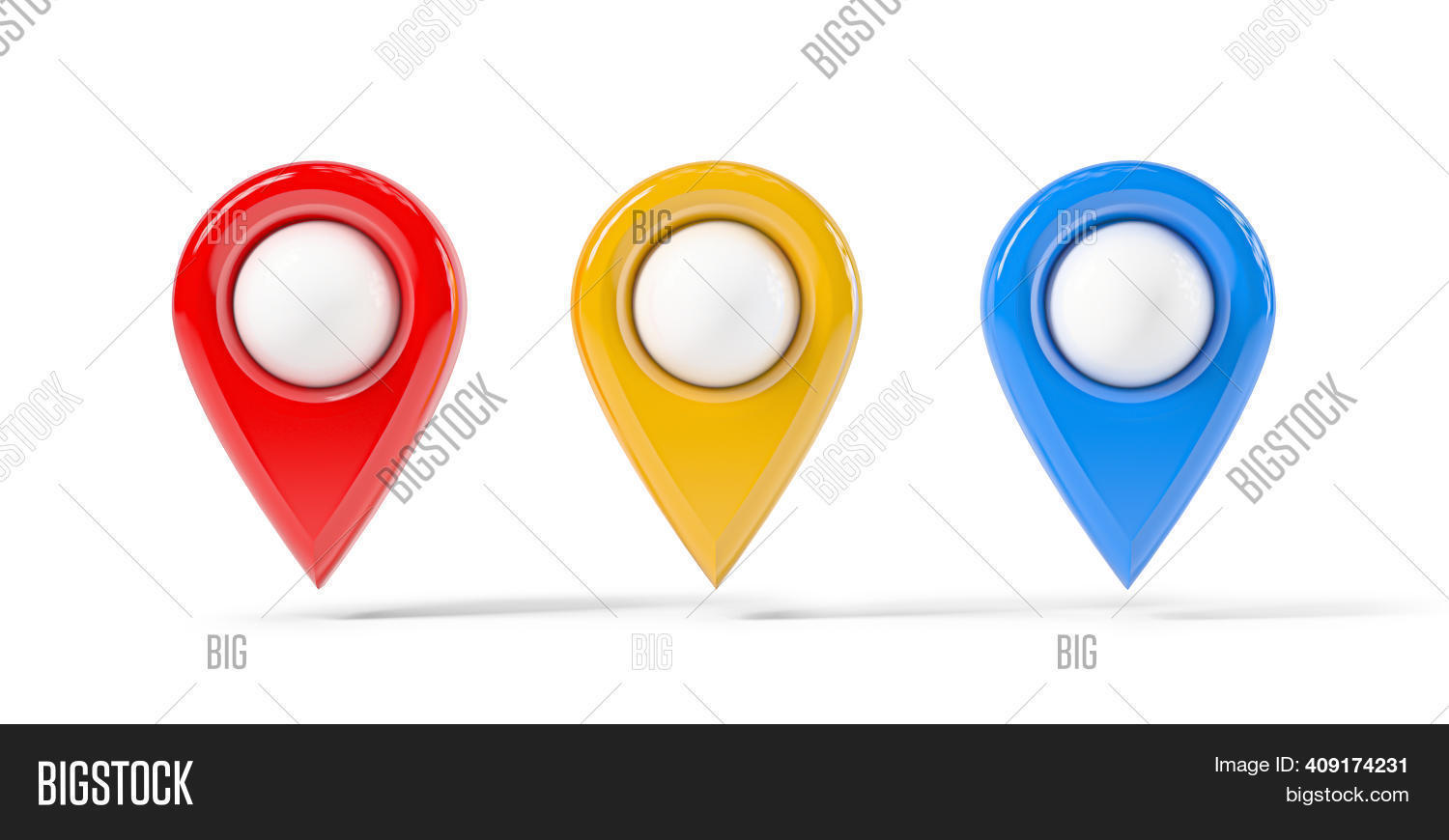 Map Point Different Image & Photo (Free Trial) | Bigstock