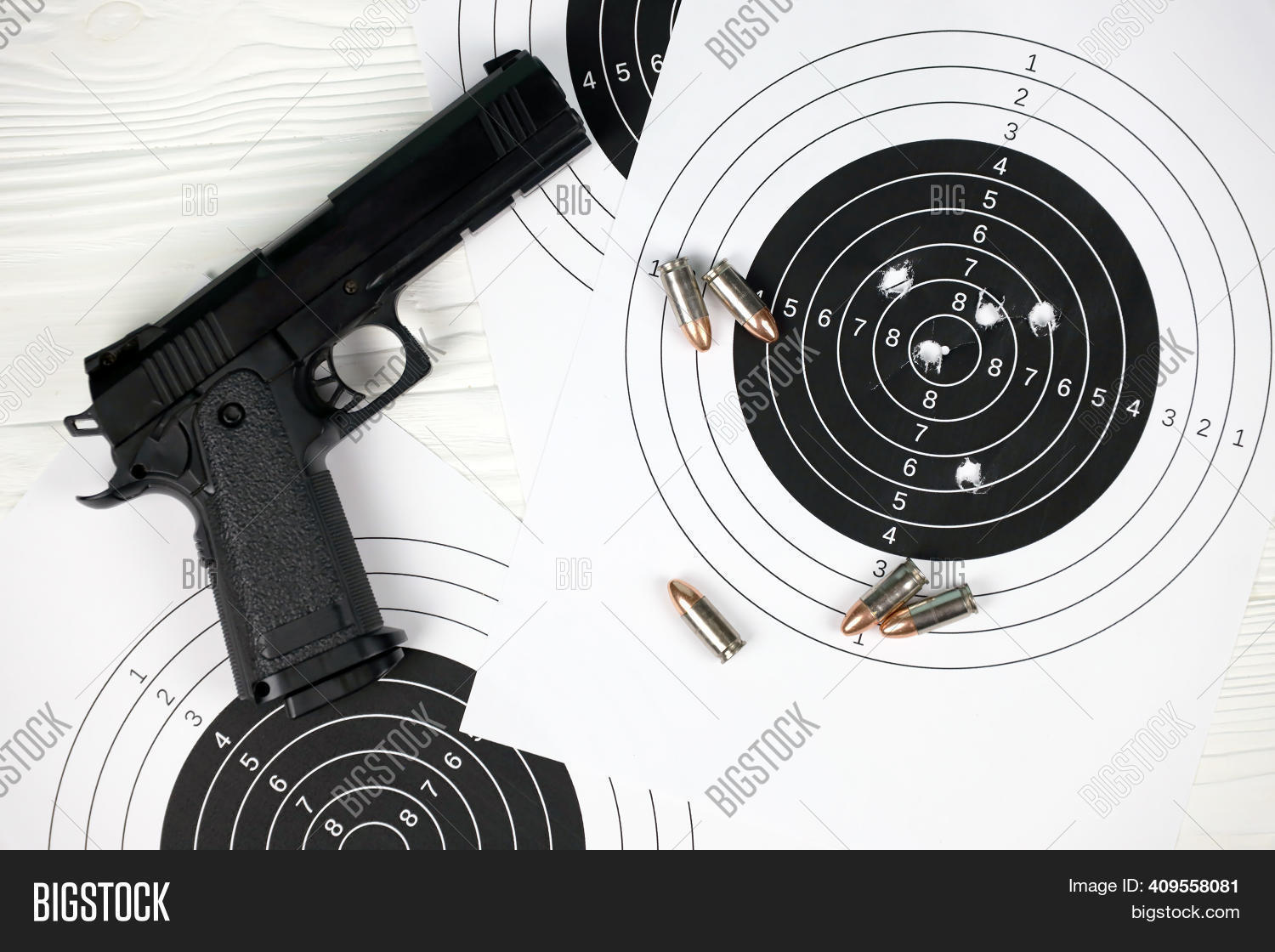 Gun Many Bullets Image & Photo (Free Trial) | Bigstock