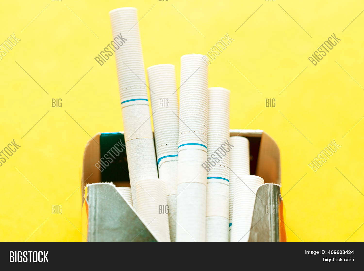 Box Cigarettes Yellow Image & Photo (Free Trial) | Bigstock
