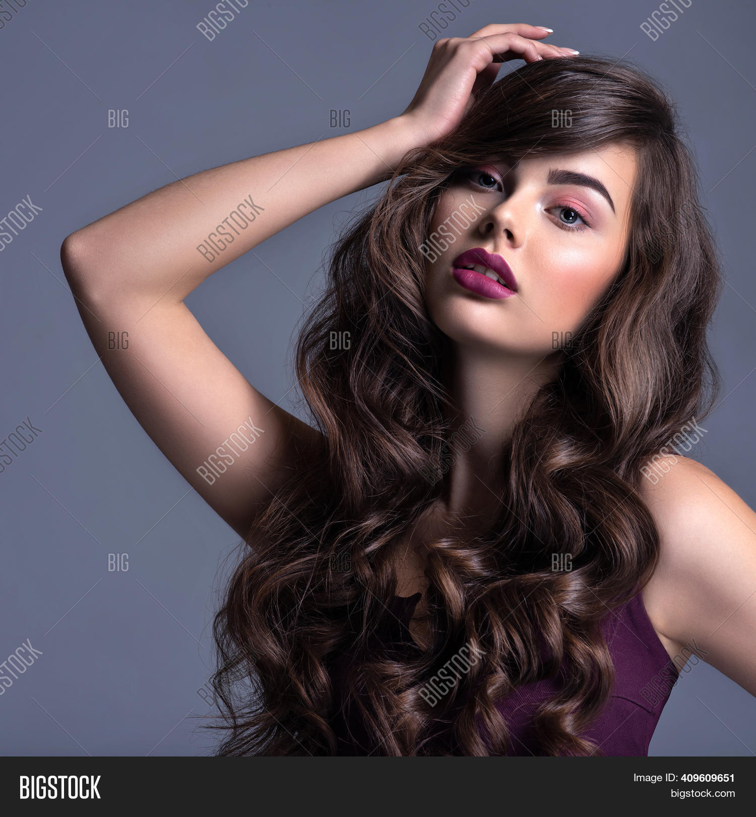 Fashion Model Wavy Image & Photo (Free Trial) | Bigstock