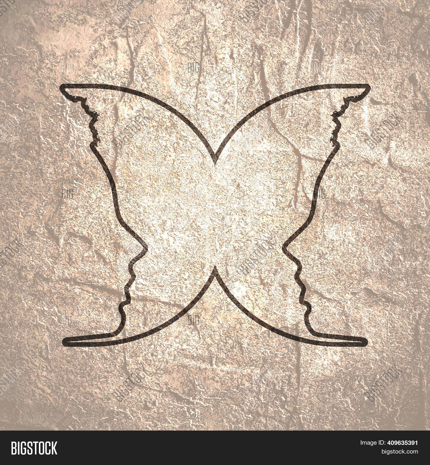Butterfly Two Face Image & Photo (Free Trial) | Bigstock
