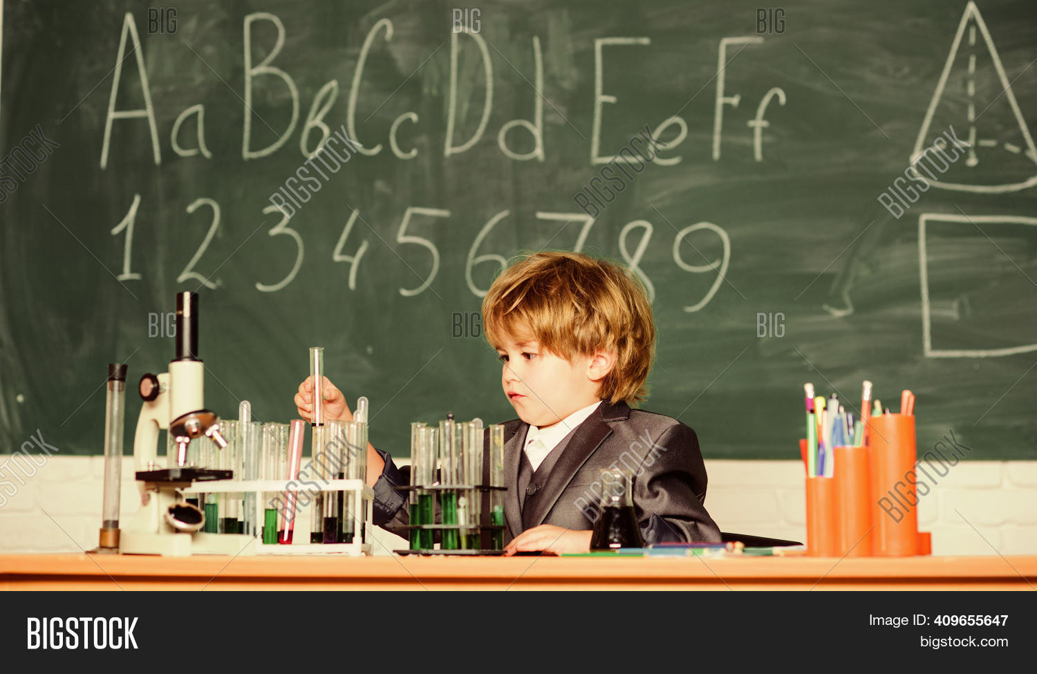 Little Boy Making Image & Photo (Free Trial) | Bigstock