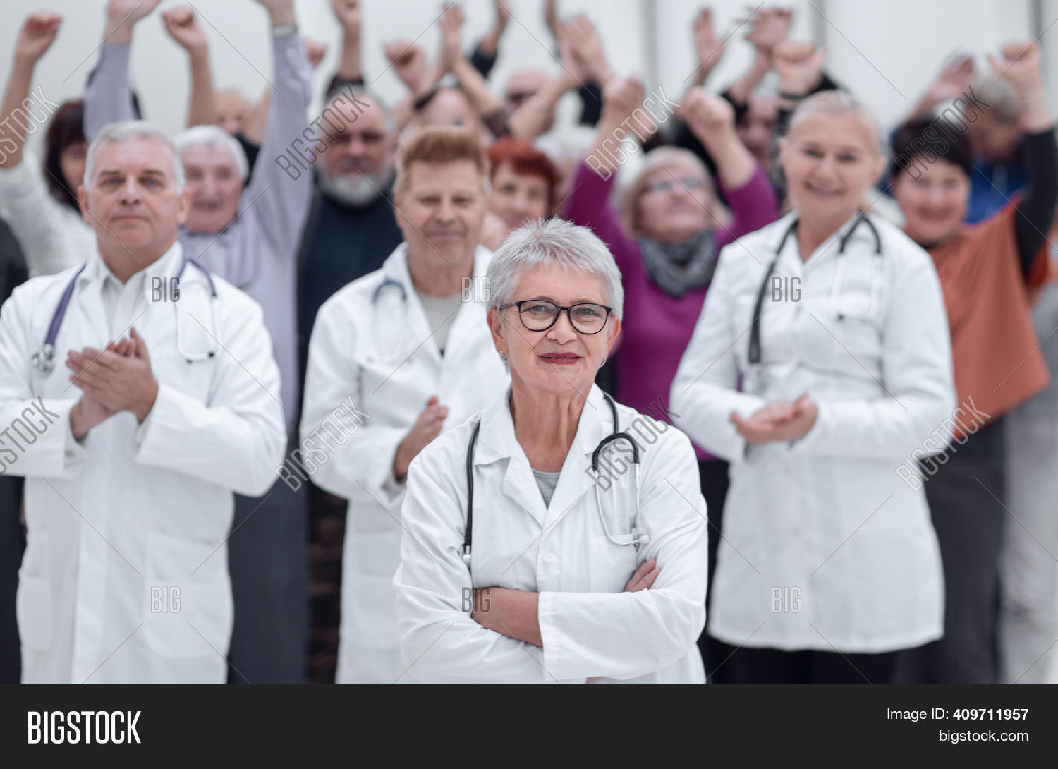 Group Doctors Patients Image & Photo (Free Trial) | Bigstock
