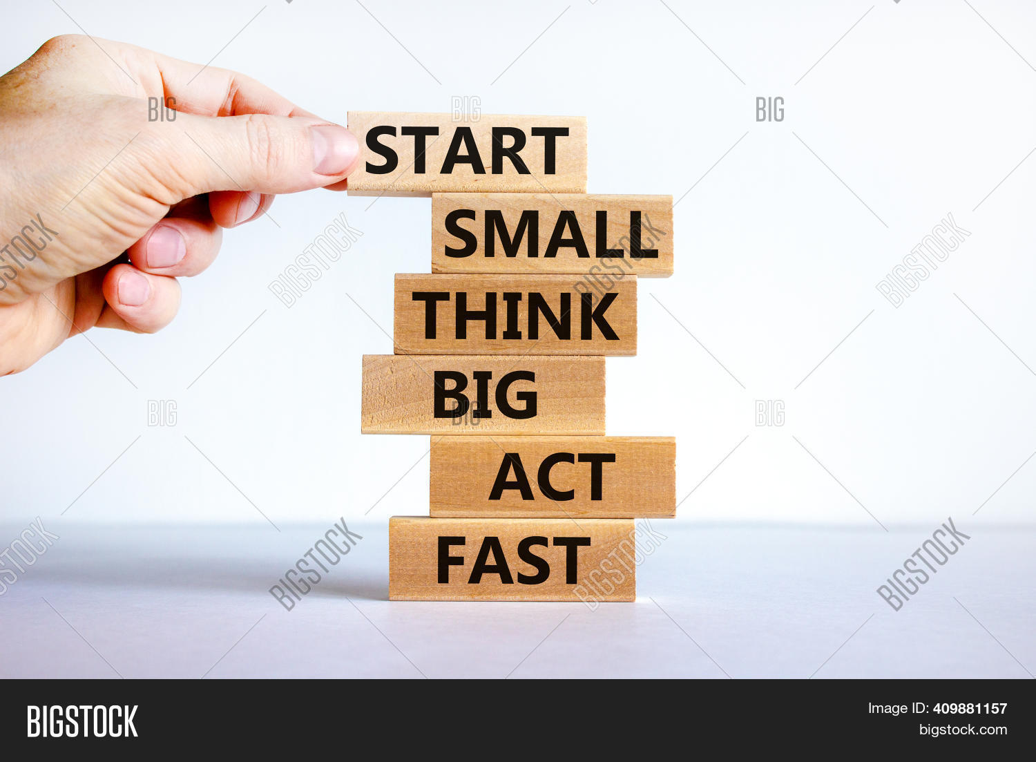 Start Small Think Big Image & Photo (Free Trial) | Bigstock