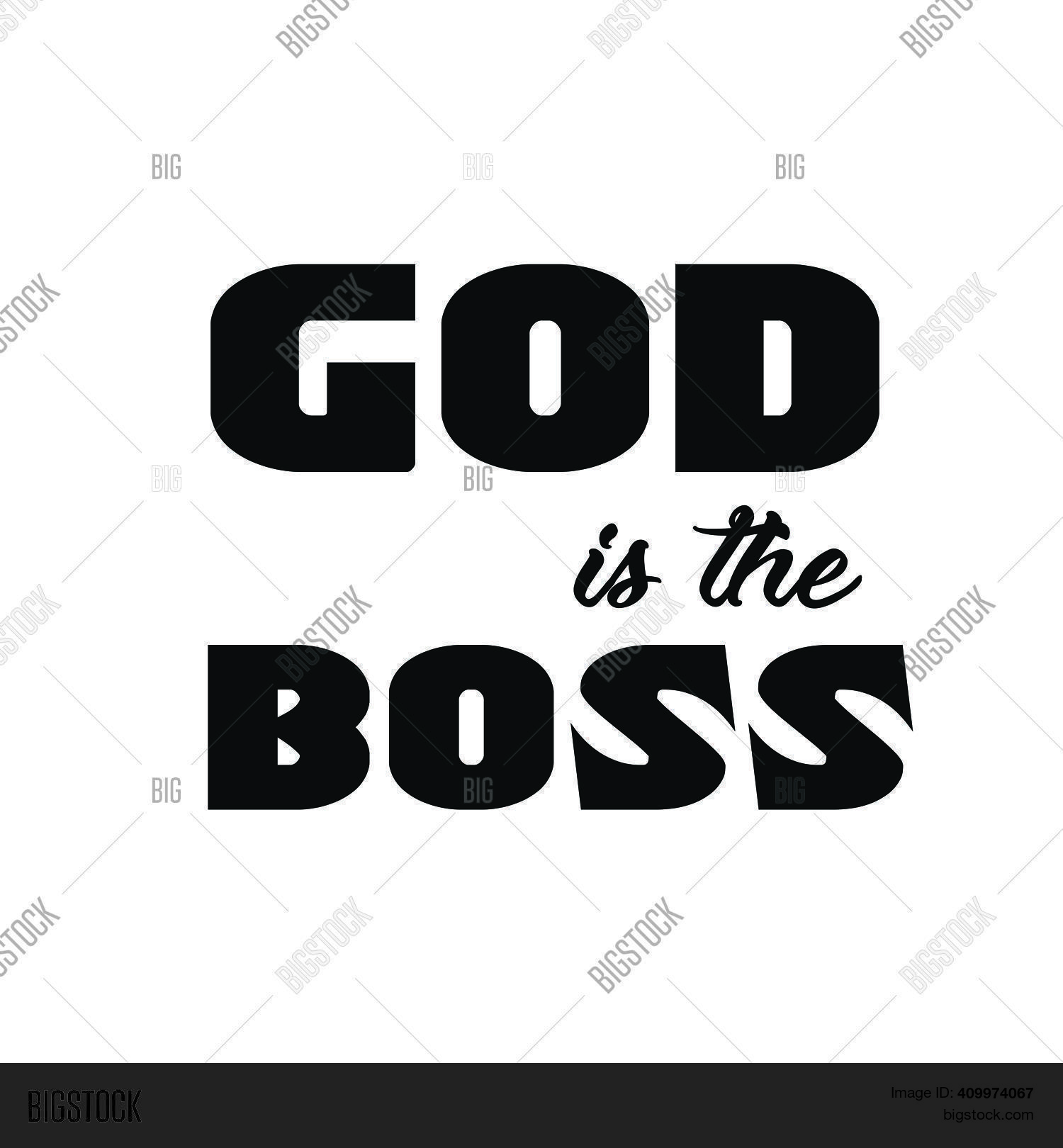 God Boss, Christian Vector & Photo (Free Trial) | Bigstock