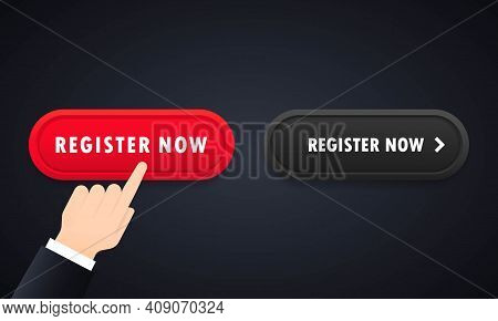 Hand Push Button Vector & Photo (Free Trial) | Bigstock