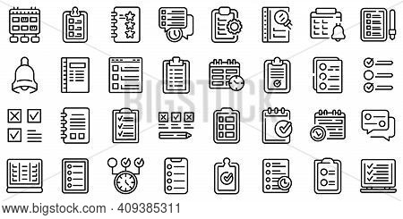 Task Schedule Icon. Vector & Photo (Free Trial) | Bigstock