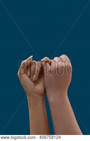 Two Hands Hook Each Image & Photo (Free Trial) | Bigstock
