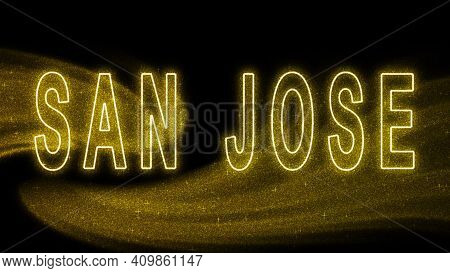 San Jose Gold Glitter Image & Photo (Free Trial) | Bigstock