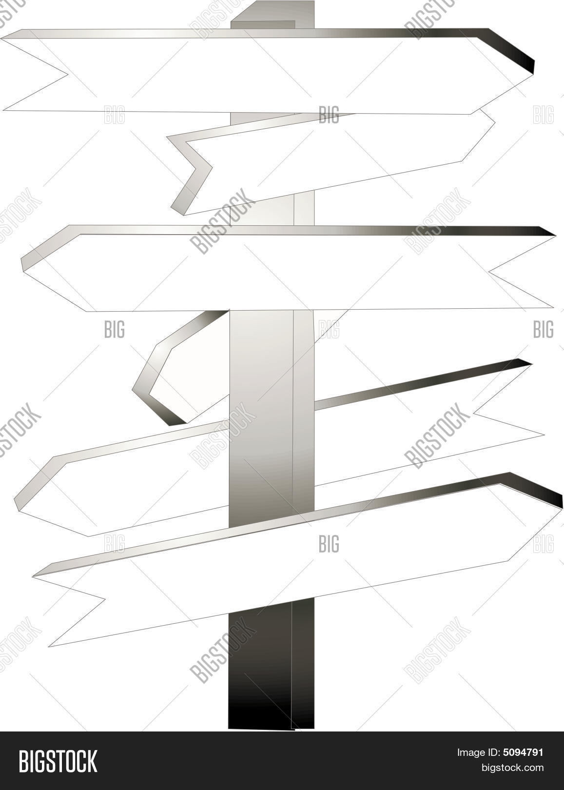 Directional Signs.. Vector & Photo (Free Trial) | Bigstock