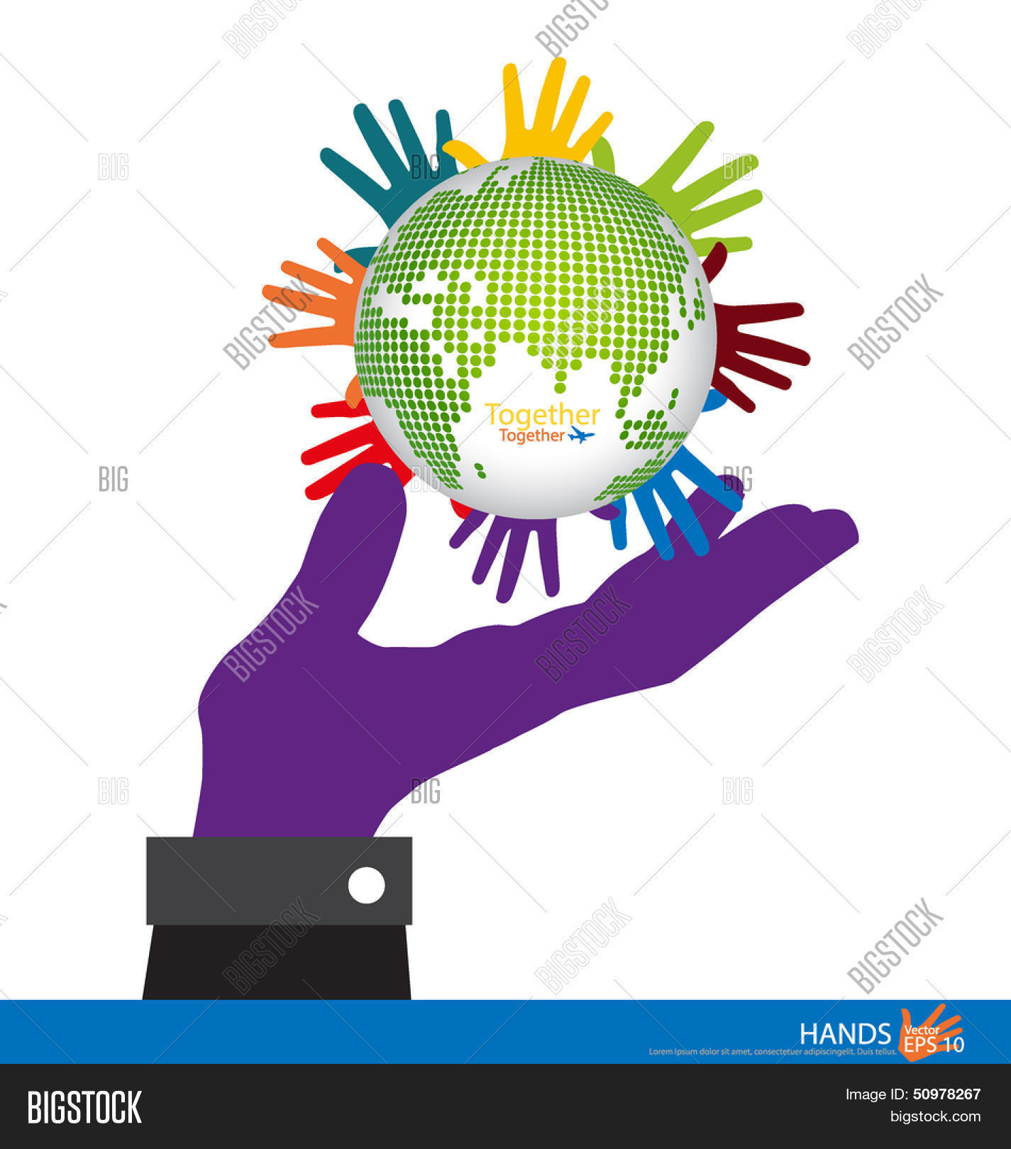 Hand Holding Earth. Vector & Photo (Free Trial) | Bigstock