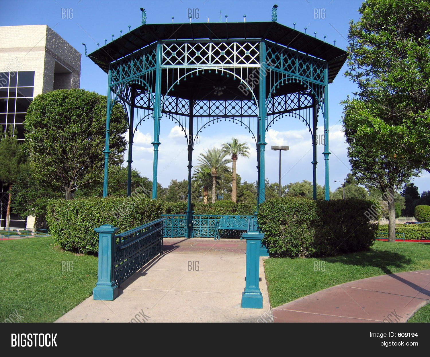 Gazebo Made From Live Trees