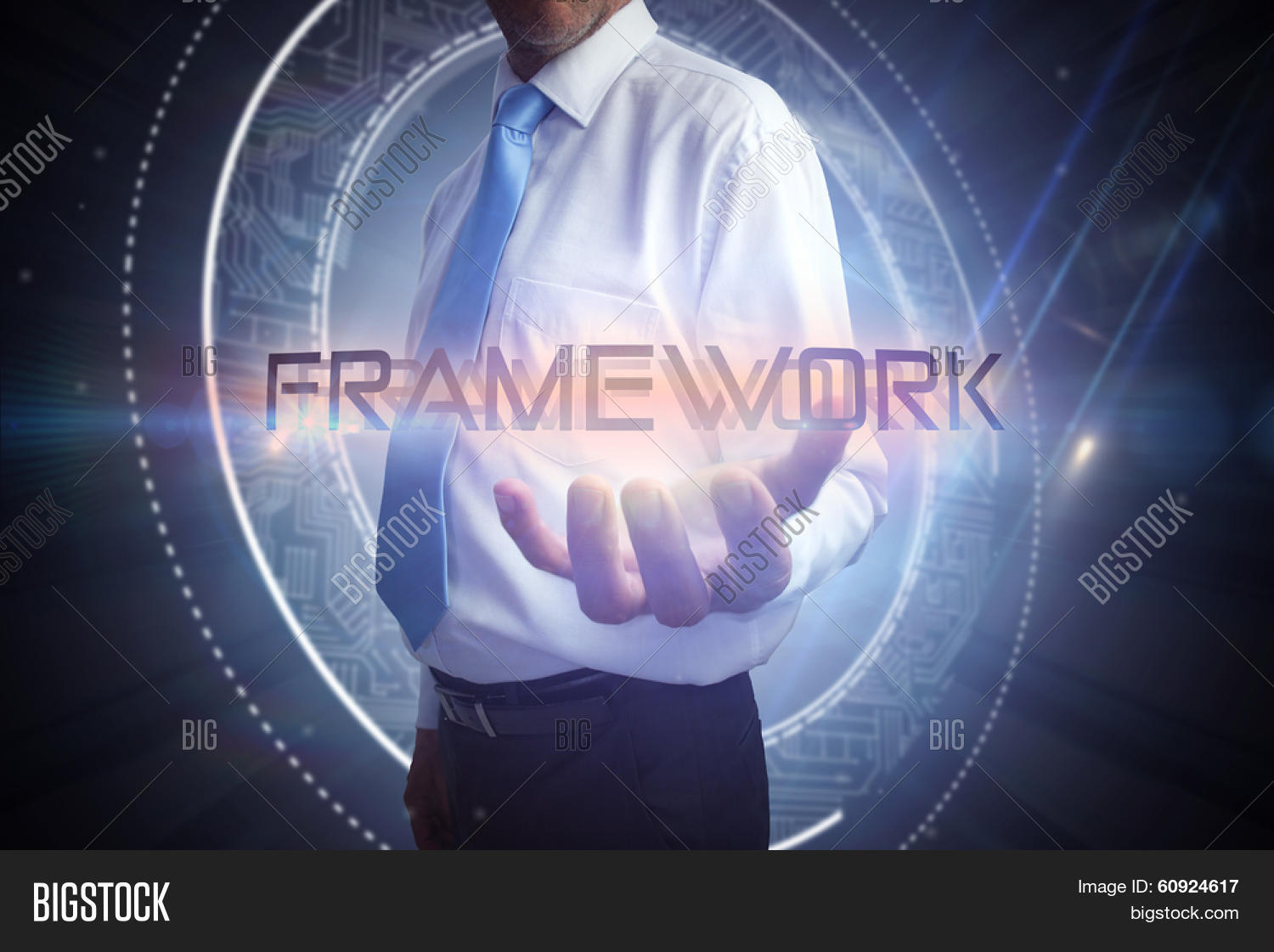 Businessman Presenting Image & Photo (Free Trial) | Bigstock
