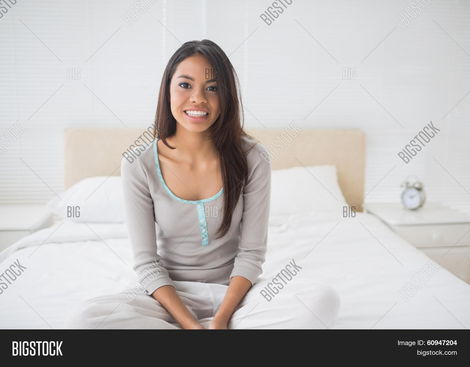 Pretty Girl Sitting On Image & Photo (Free Trial) | Bigstock