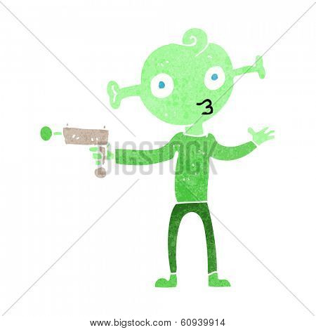 Cartoon Alien Ray Gun Image & Photo (Free Trial) | Bigstock
