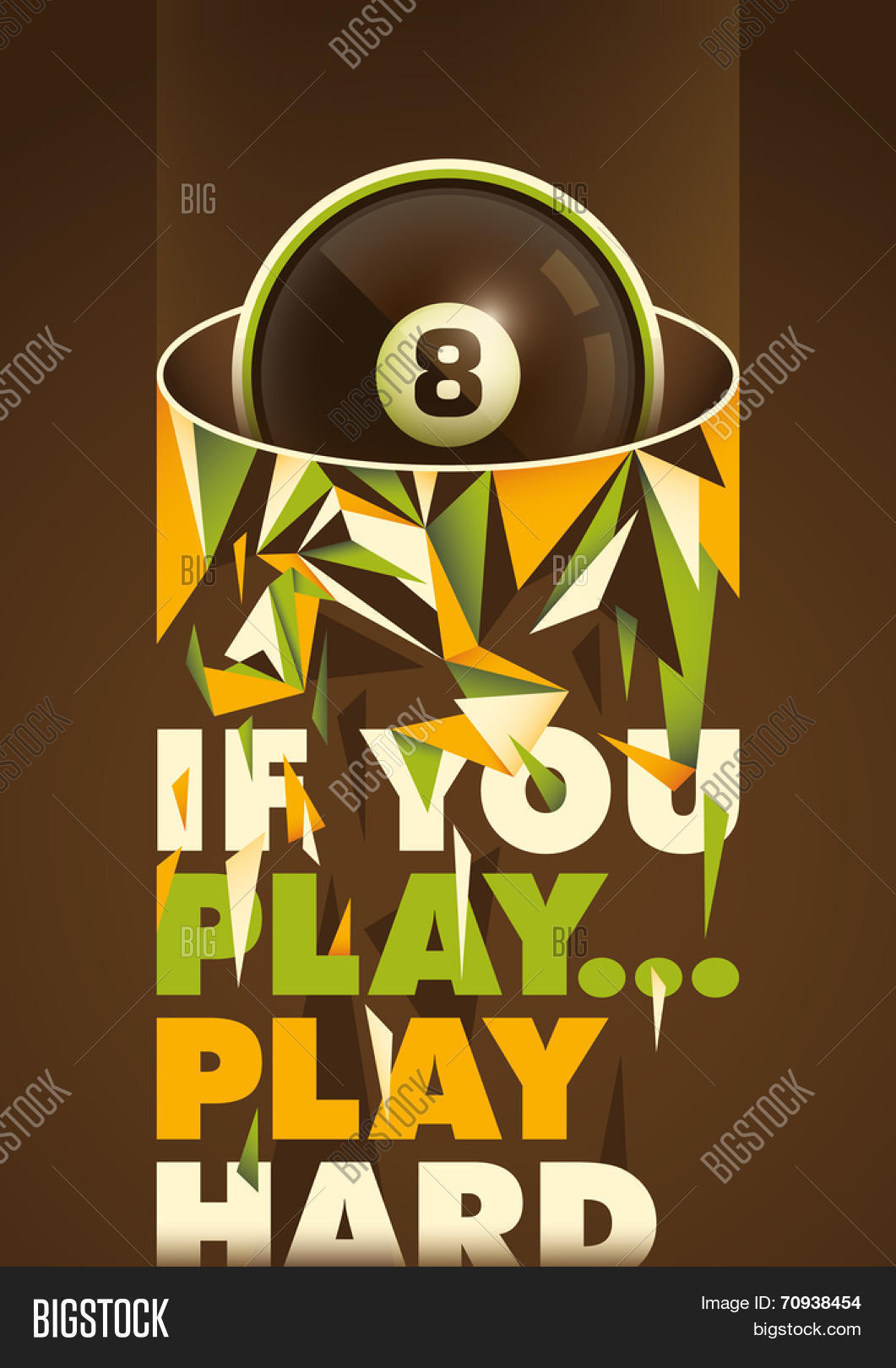 Conceptual Billiards Vector & Photo (Free Trial) | Bigstock