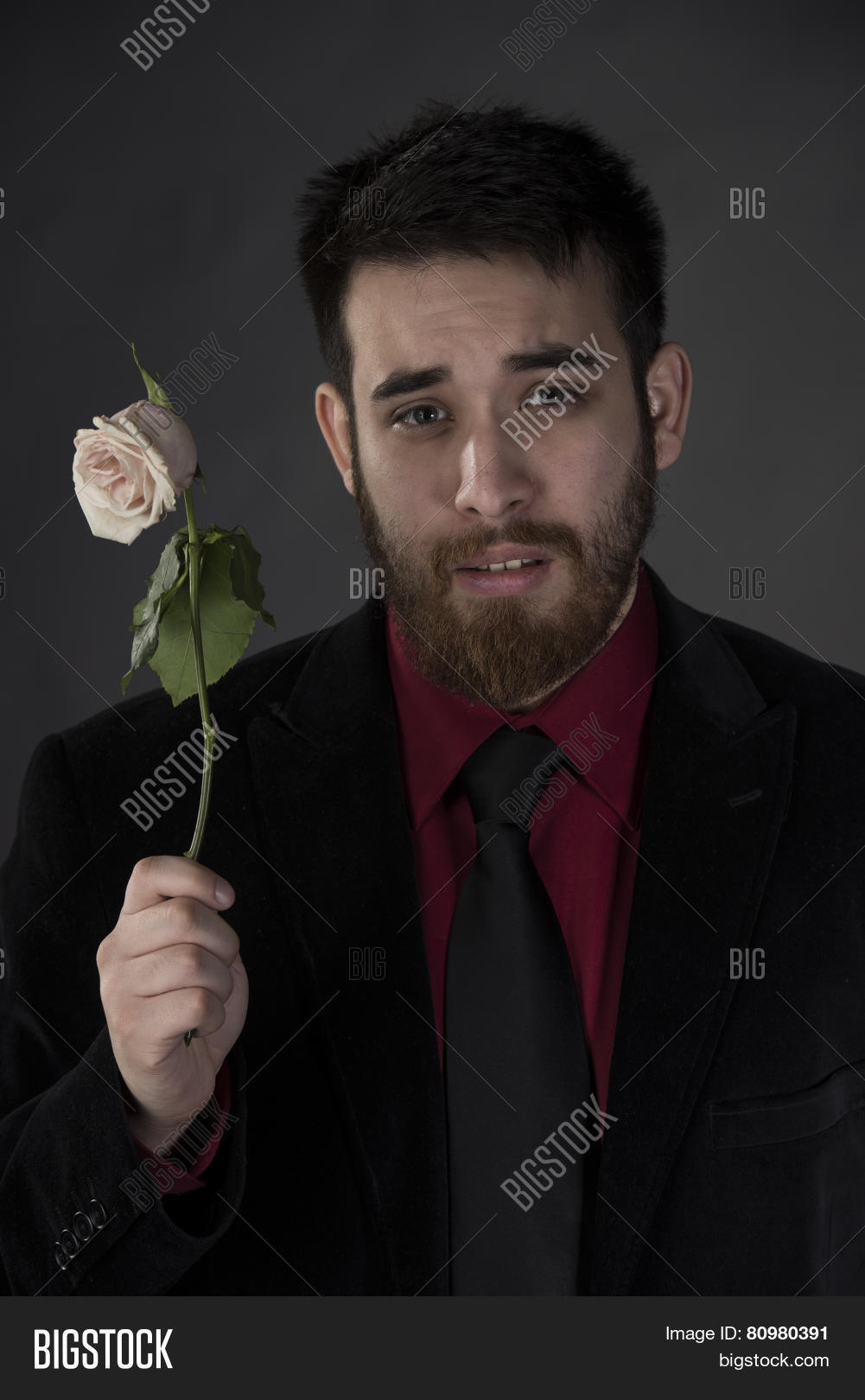 Sad Man Formal Wear Image & Photo (Free Trial) | Bigstock
