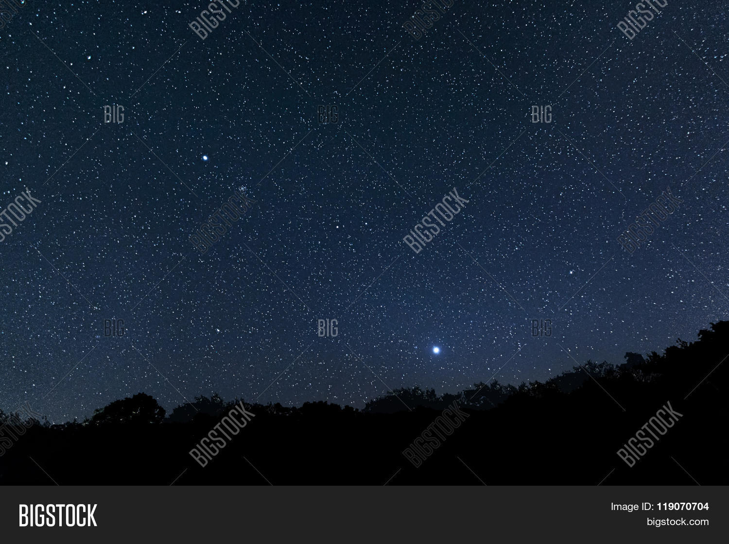 Beautiful Night Sky Image & Photo (Free Trial) | Bigstock