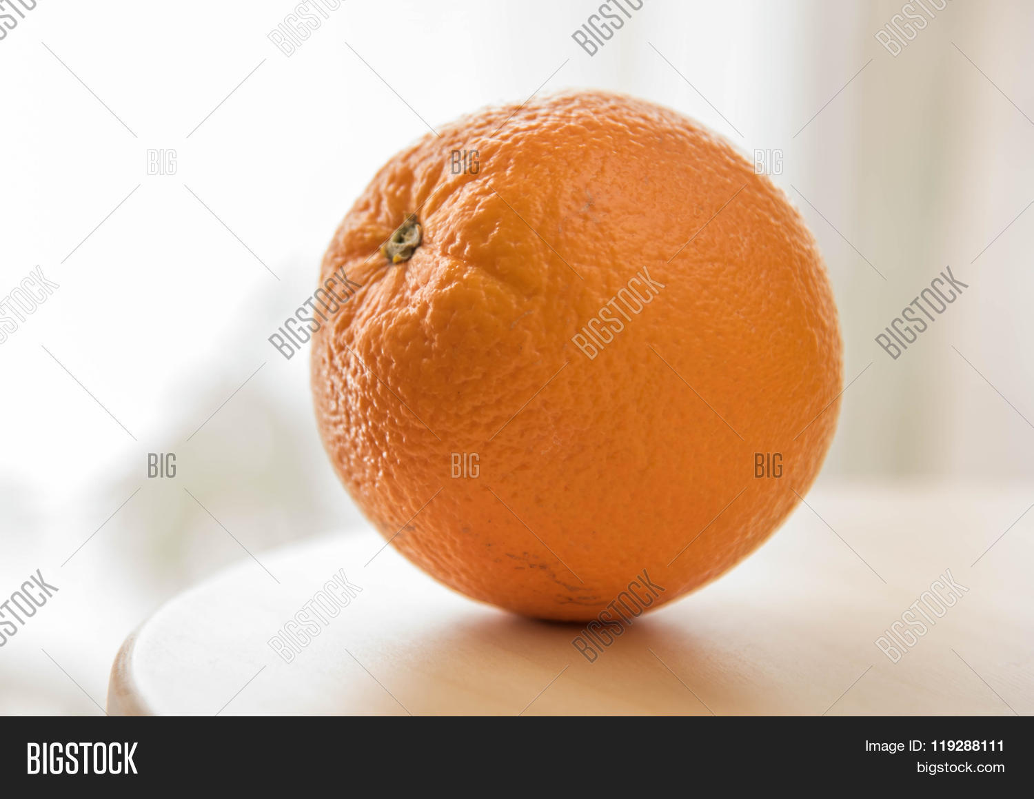 One Orange Fruits On Image & Photo (Free Trial) | Bigstock
