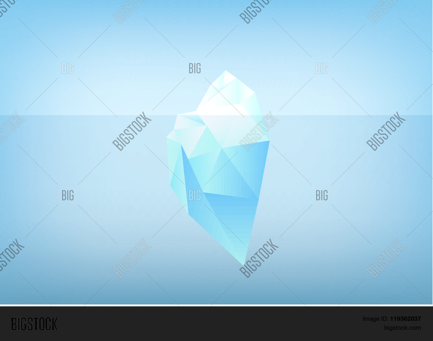 Tip Iceberg Vector & Photo (Free Trial) | Bigstock