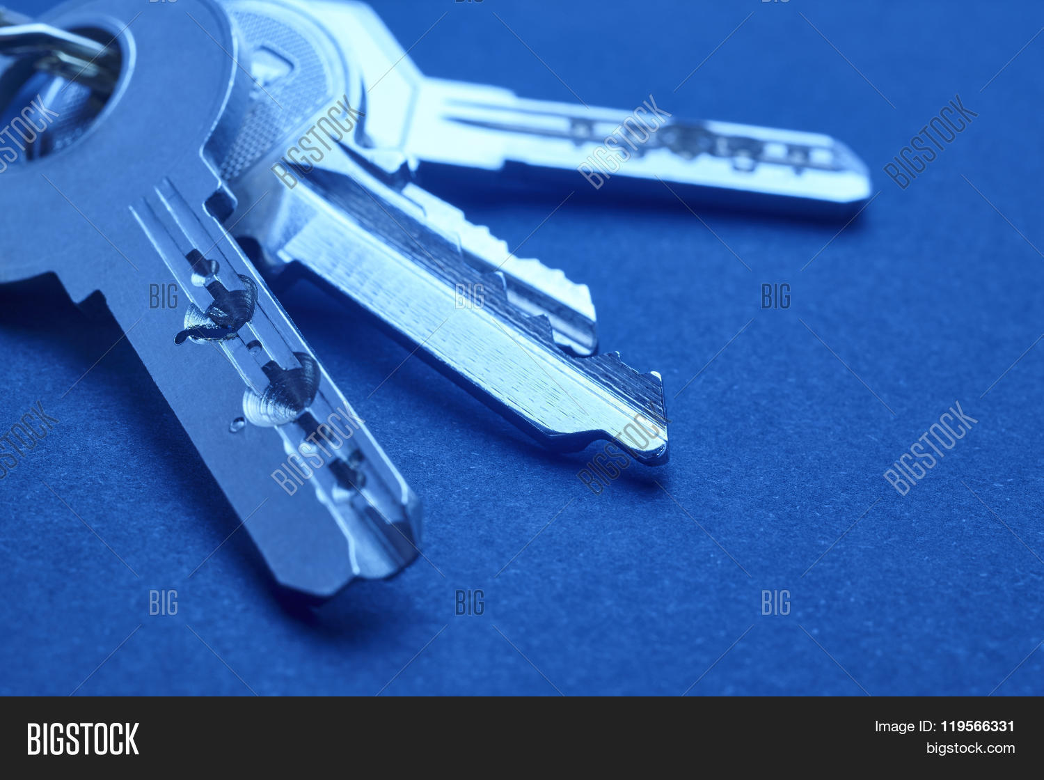 Keyring Keys Blue Tone Image & Photo (Free Trial) | Bigstock