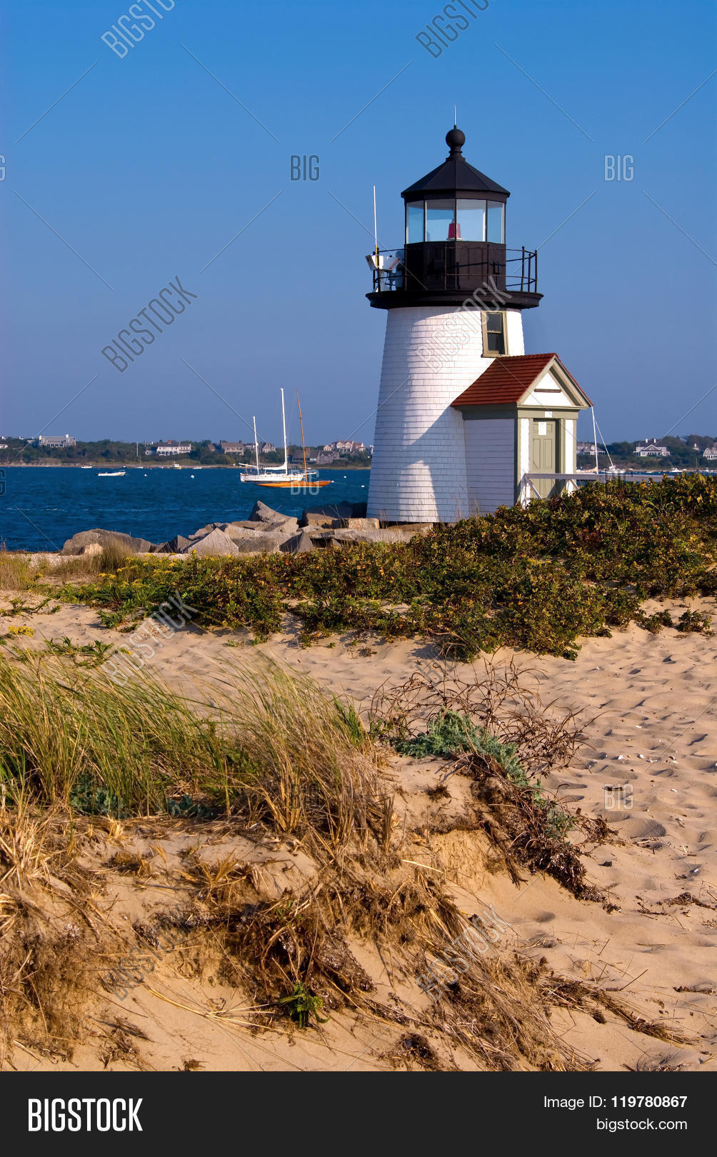 Brant Point Lighthouse Image & Photo (Free Trial) | Bigstock
