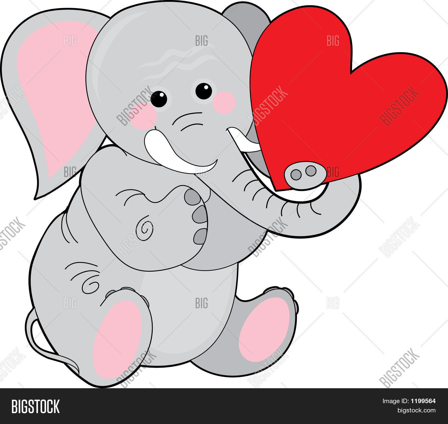 Elephant Heart Image & Photo (Free Trial) | Bigstock
