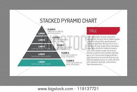 Stacked Pyramid Chart Vector & Photo (Free Trial) | Bigstock