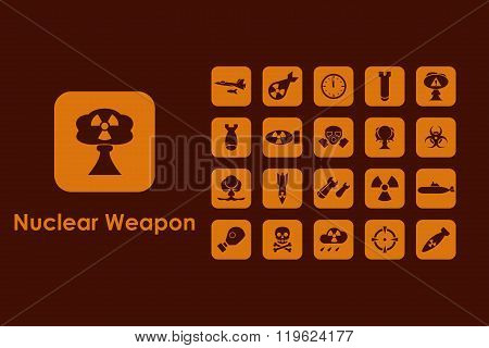 Set Nuclear Weapon Vector & Photo (Free Trial) | Bigstock