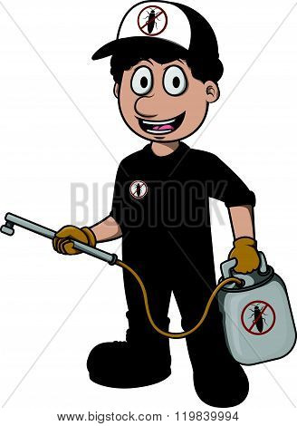 Exterminator Vector Vector & Photo (Free Trial) | Bigstock