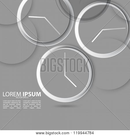 Clock Elements Vector & Photo (Free Trial) | Bigstock