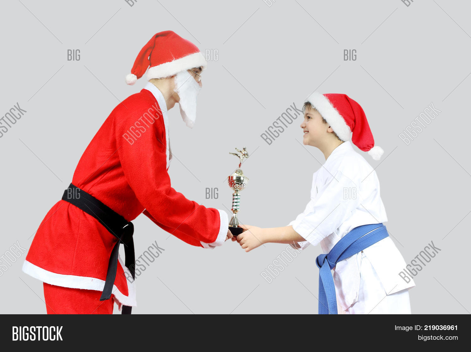 Boy Karategi Santa Image & Photo (Free Trial) | Bigstock