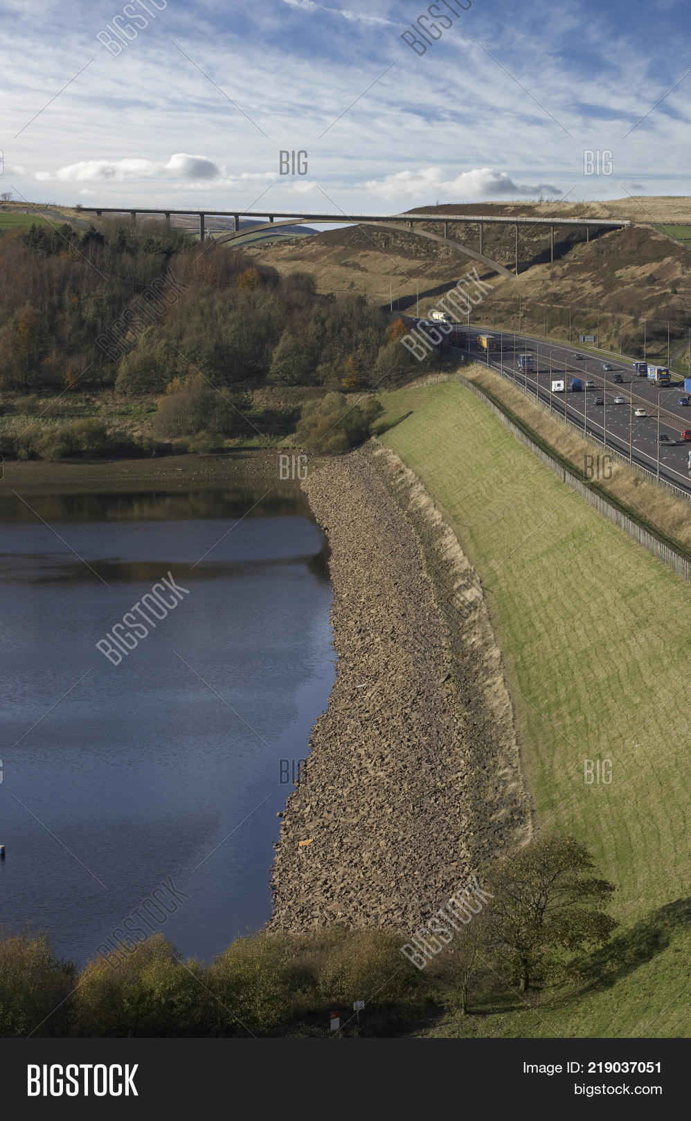 Scammonden Dam M62 Image & Photo (Free Trial) | Bigstock