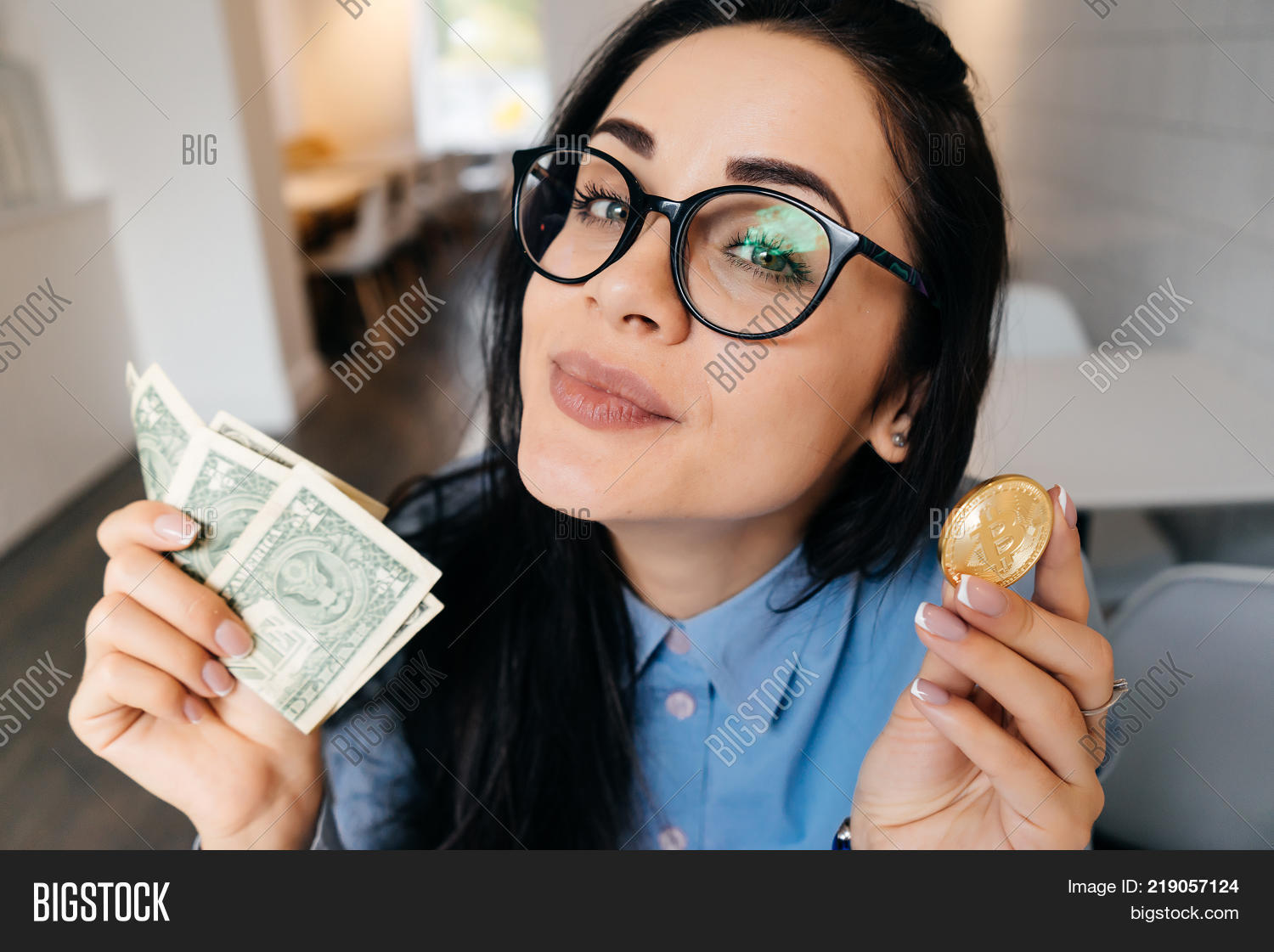 Happy Young Smart Girl Image & Photo (Free Trial) | Bigstock