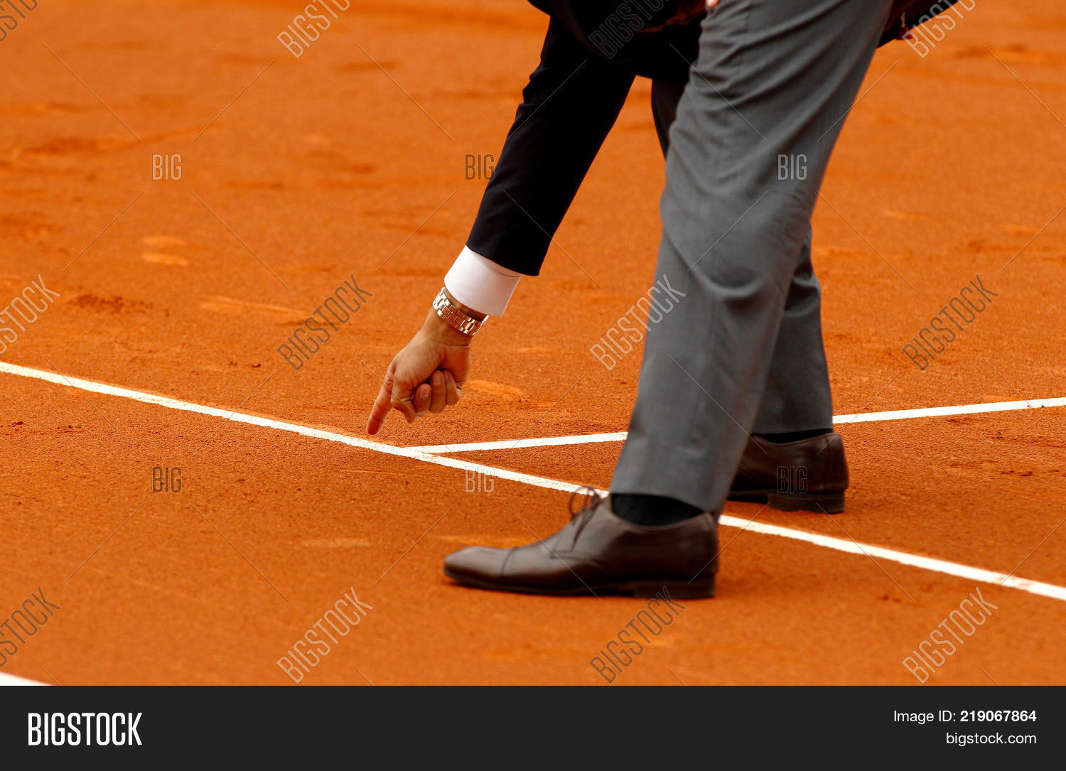 Tennis Referee Check Image & Photo (Free Trial) | Bigstock
