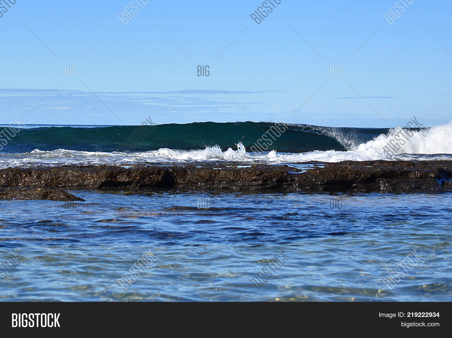 Wave Crashing Beach Image & Photo (Free Trial) | Bigstock