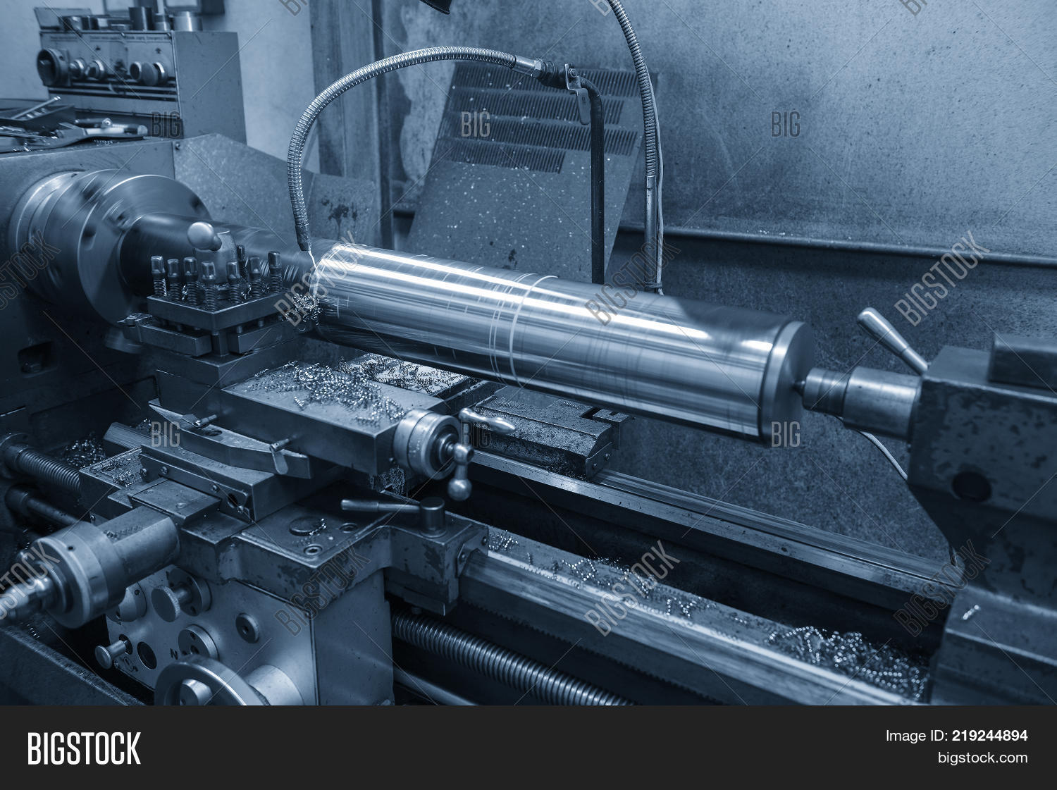 Lathe Machine Cutting Image & Photo (Free Trial) | Bigstock