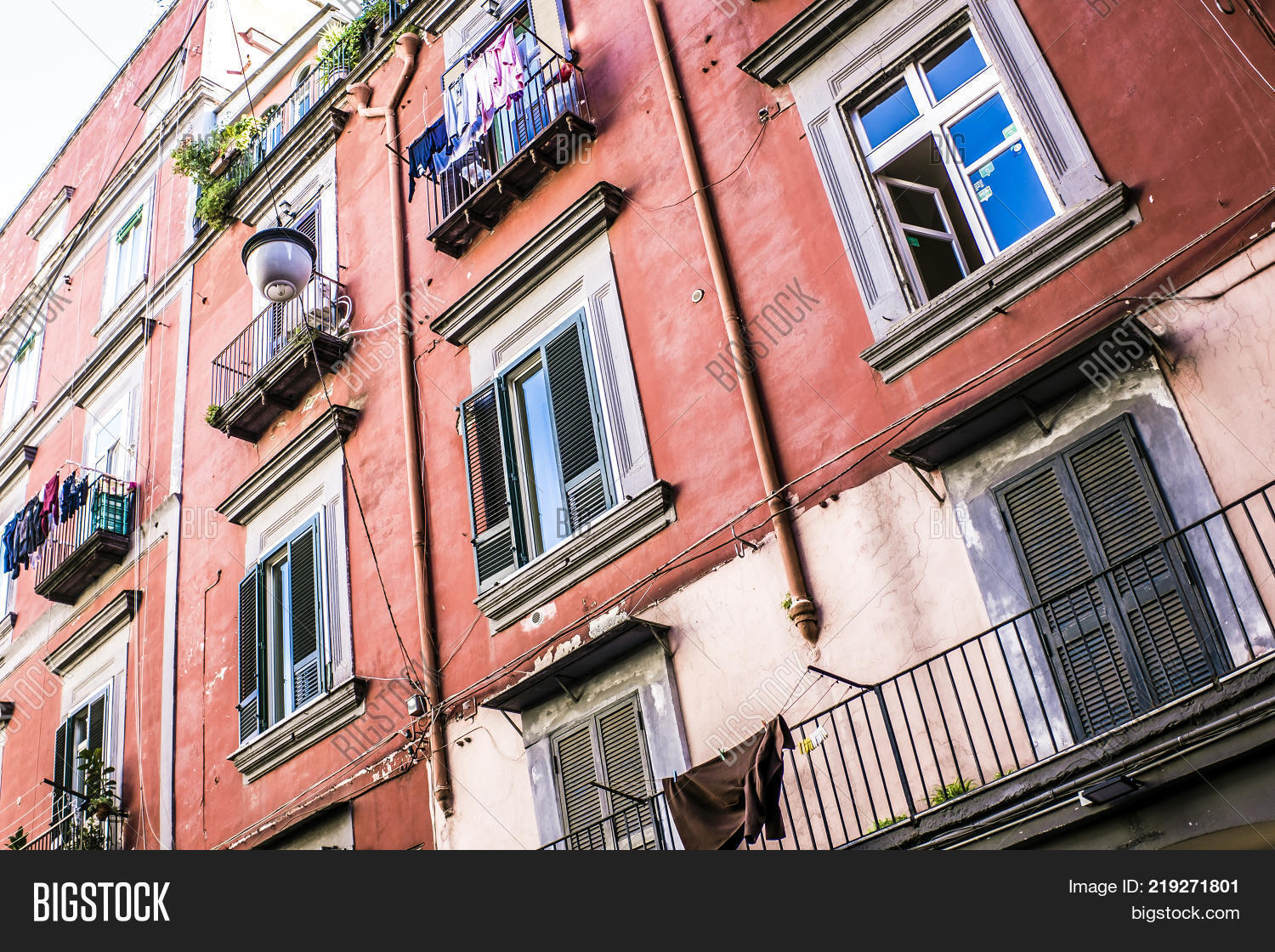 Alley Between Crowded Image & Photo (Free Trial) | Bigstock