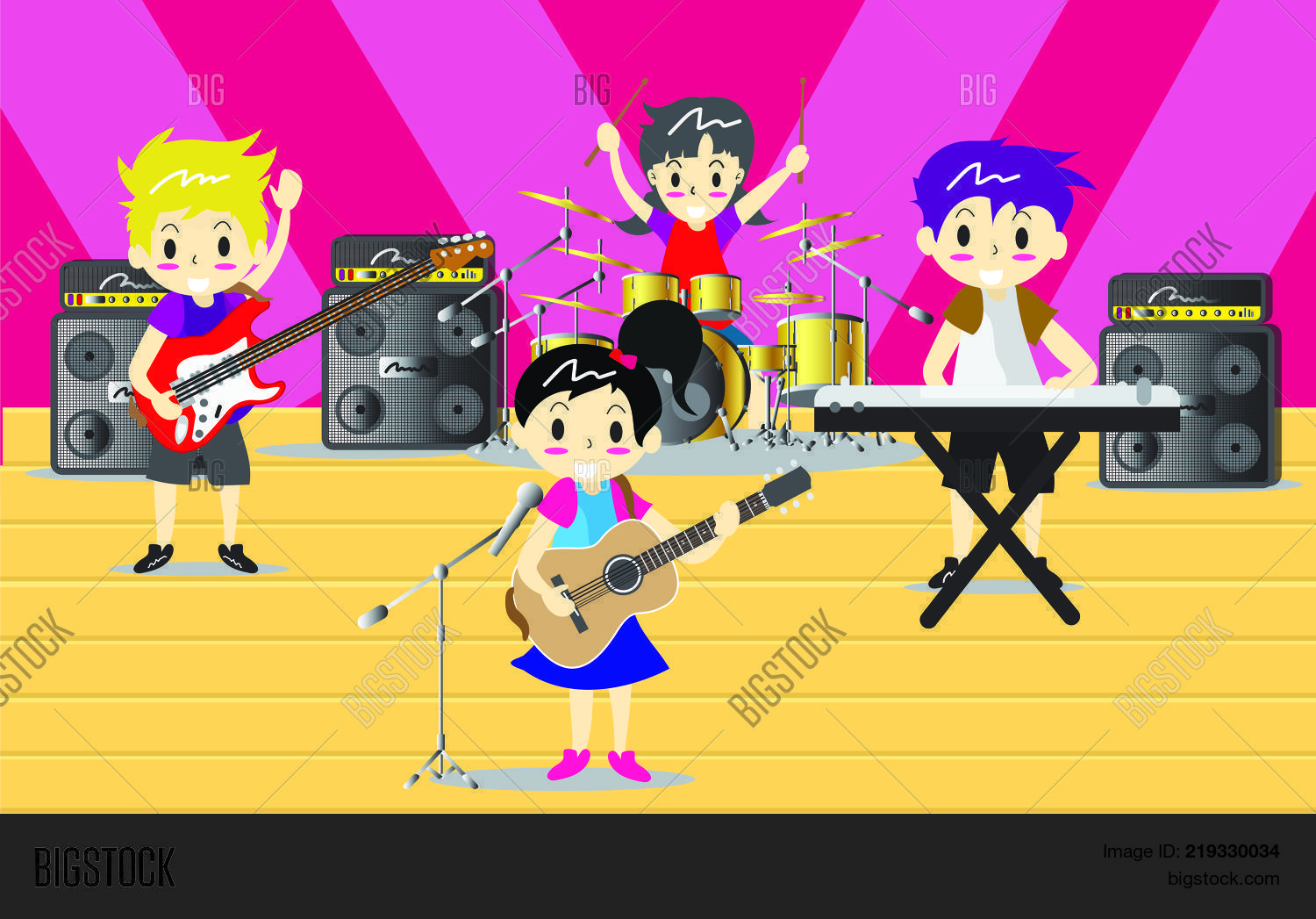 Musicians Mucical Vector & Photo (Free Trial) | Bigstock