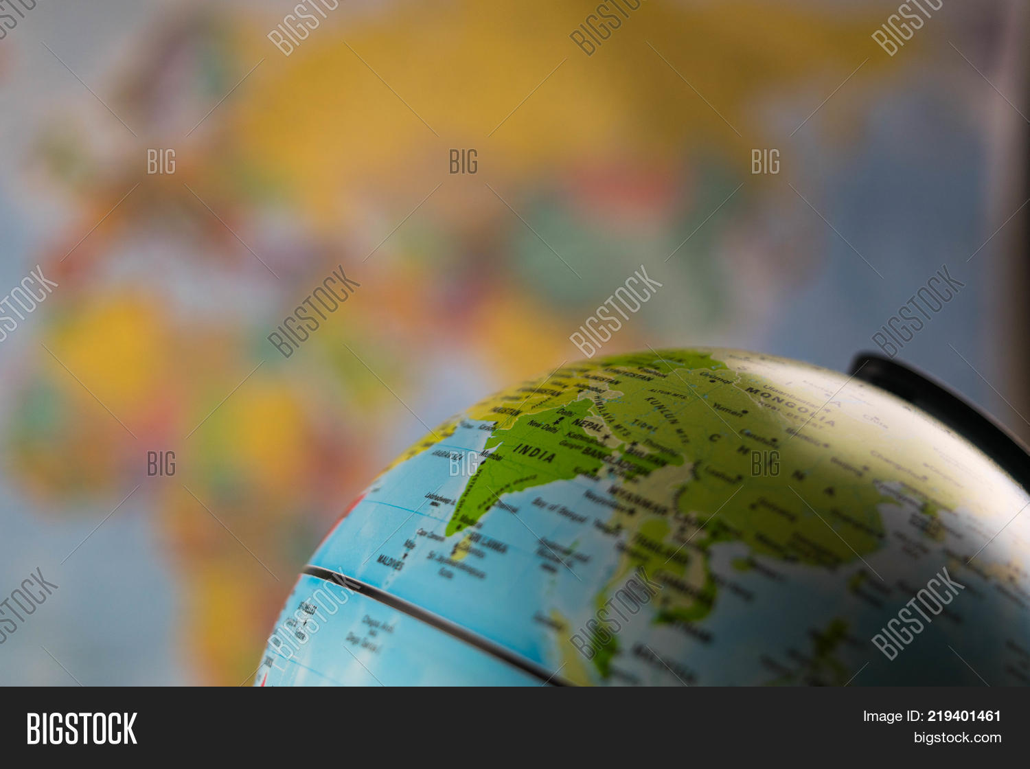 India Map On Globe Image & Photo (Free Trial) | Bigstock