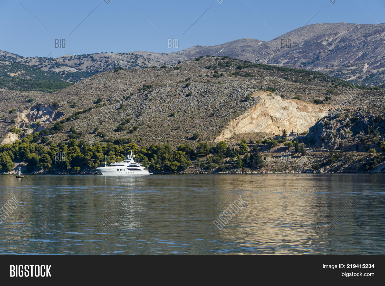 Argostoli Bay Anchored Image & Photo (Free Trial) | Bigstock