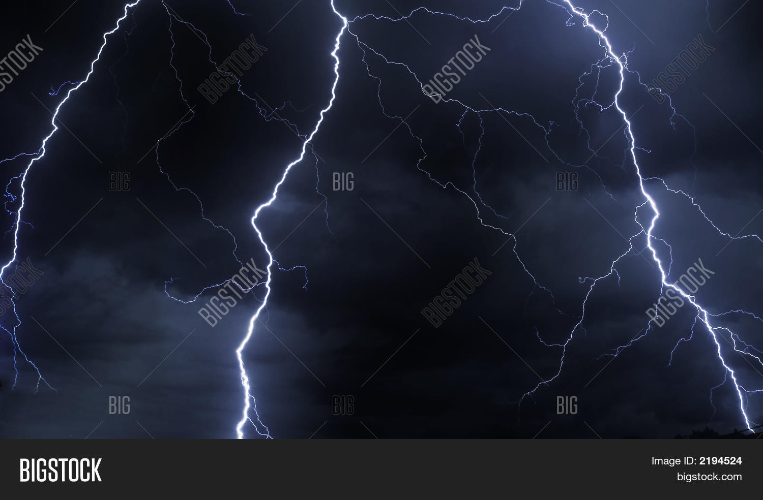Lightning Strikes Image & Photo (Free Trial) | Bigstock