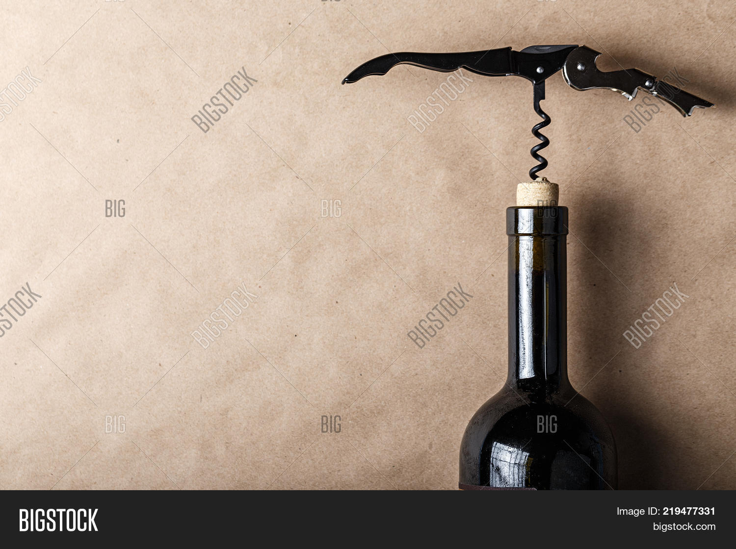 Bottle Wine Opened Image & Photo (Free Trial) | Bigstock